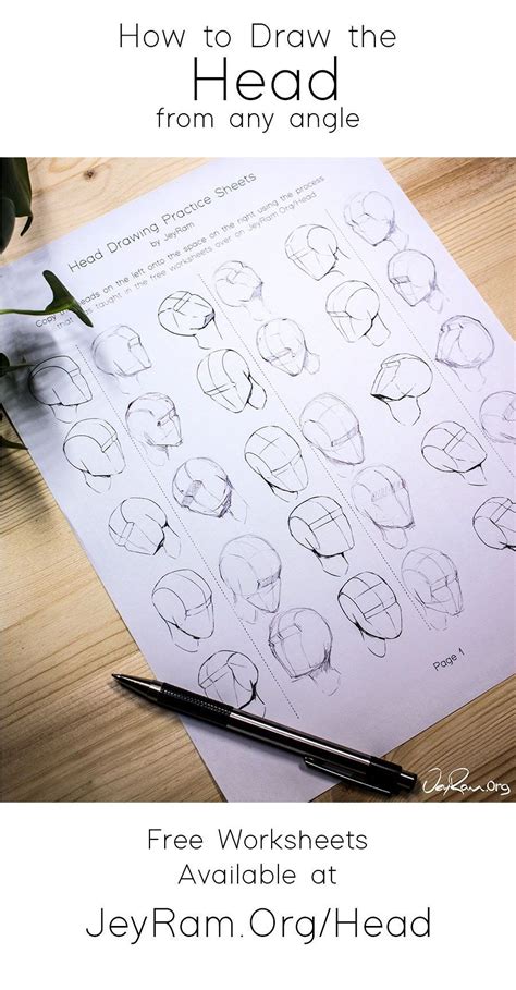 How To Draw The Head From Any Angle For Beginners Practice Drawing Shapes Drawings Drawing