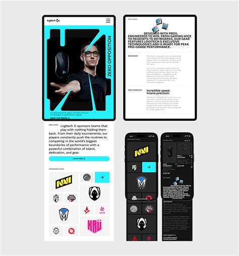 Logitech G Website Redesign Behance