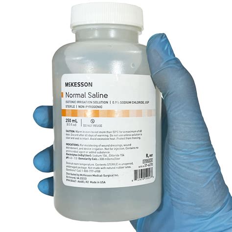 Mckesson Normal Saline Irrigation Solution Carewell