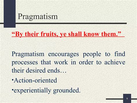 Pragmatism In Education Ppt