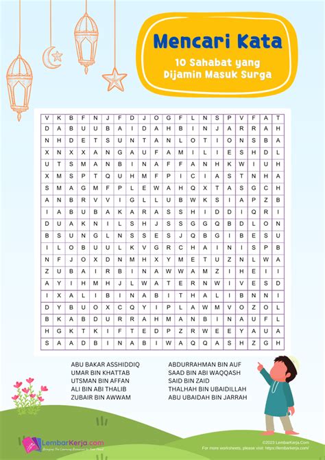 Mencari Kata Sahabat Yang Dijamin Masuk Surga Lembarkerja Com