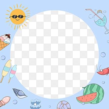 海邊邊框圖片PNG去背 矢量圖案和PSD素材 免费下载 Pngtree