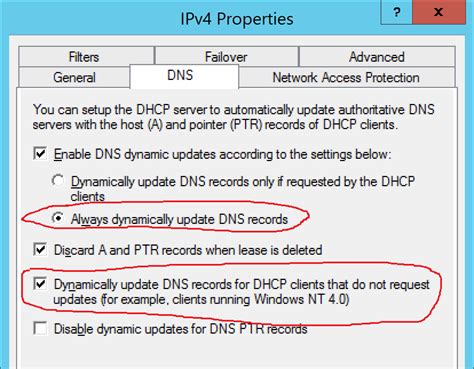 Windows Recommended DHCP And DNS Setup Server Fault
