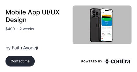 Mobile App Ui Ux Design By Faith Ayodeji