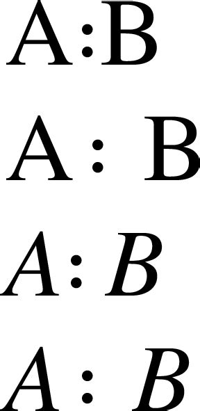 Symbols Whats The Point Of Colon Always Inserting Additional Spacing Around With Amsmath