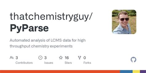 Polymodels Hub On Linkedin Github Thatchemistryguypyparse