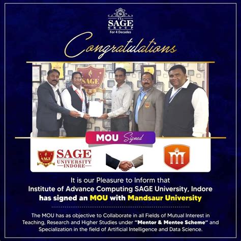 Sage Institute Of Advance Computing On Linkedin Sage University Indore