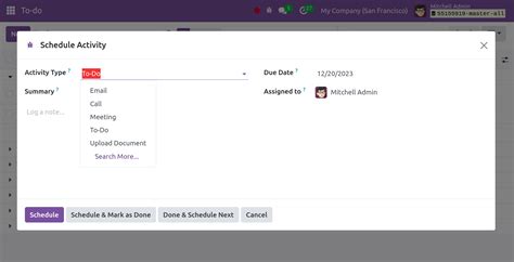 To Do In Odoo 17 Odoo 17 Community Book To Do In Odoo 17 Odoo 17 Community Book