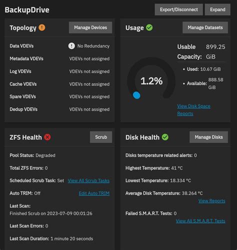 What Can Cause Degraded Zfs Error Rtruenas