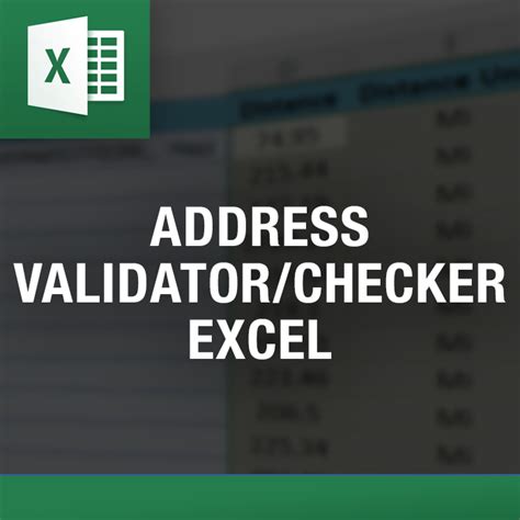 Validate And Fix Mailing Addresses In Excel Excel Distance Calculators