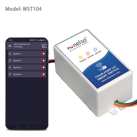 Wst104 Four Port Wi Fi Iot Smart Switch