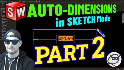 Solidworks Auto Dimensions Part 2 Youtube