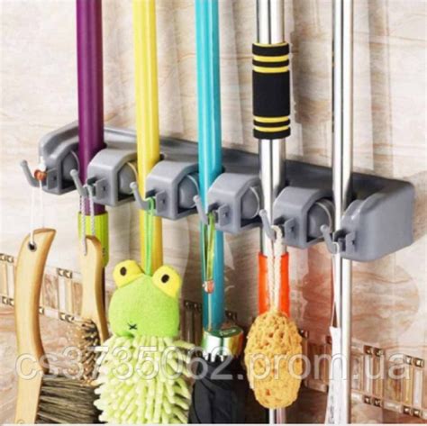 Купить Настенный держатель для швабр и щеток Broom Holder,настенный ...