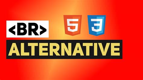 alternative to br tag why to not use br tag in html learn html css and web development youtube