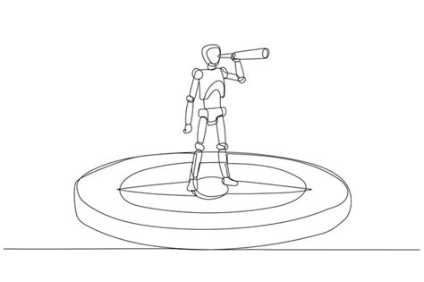 Premium Vector Drawing Of Vector Robot Chatbotai In Science And Business Stand