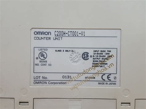 Cửa Hàng Vật Tư Tự Động Hóa Hcm Mô đun High Speed Counter Omron C200h Ct001 V1
