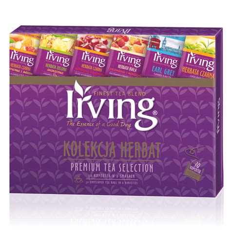 Zestaw Herbat Irving Kolekcja Herbat 30 Kopert 6 Różnych Smaków