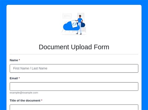 Form Templates For File Upload Forms Formnx
