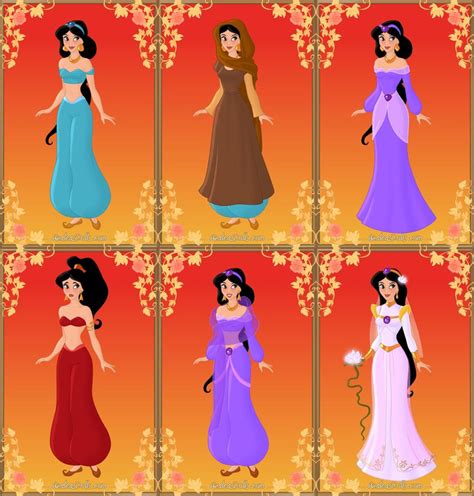 Princess Jasmines Wardrobe By Ladyaquanine73551 On Deviantart