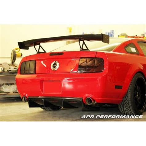 Apr Carbon Fiber 2005 2009 Ford Mustang Gt Rear Diffuser Darkside