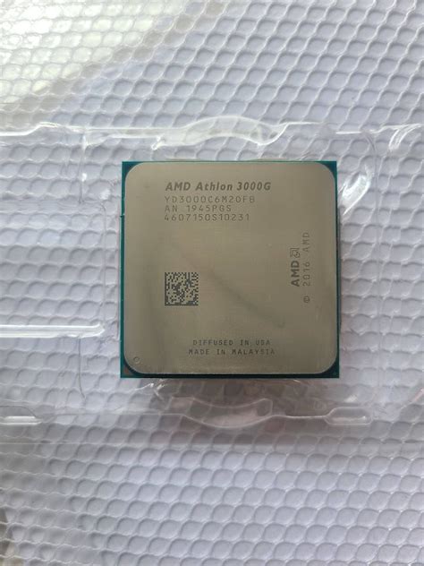 Amd Athlon G Cpu With Amd Radeon Graphics Carousell