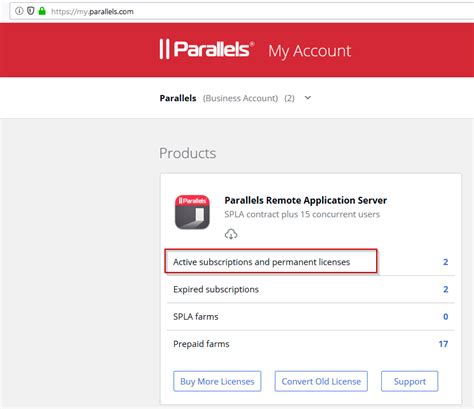 Kb Parallels Creating A Sublicense For Parallels Remote Application Server