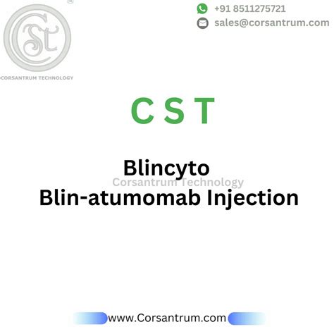 Blinatumomab Injection Blincyto Latest Price Manufacturers And Suppliers
