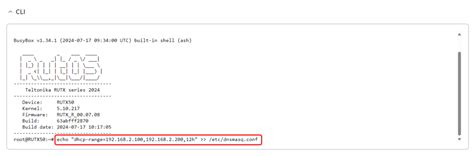 DHCP Relay Configuration Example Teltonika Networks Wiki