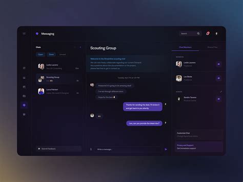 Chat Ui Designs Themes Templates And Downloadable Graphic Elements On Dribbble