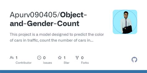 Github Apurv090405object And Gender Count This Project Is A Model