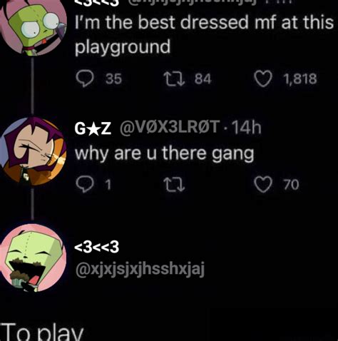 Teens Want Bfdi Not Jesus — Invader Zim Swap Au 3 Other Info Yah I Gave