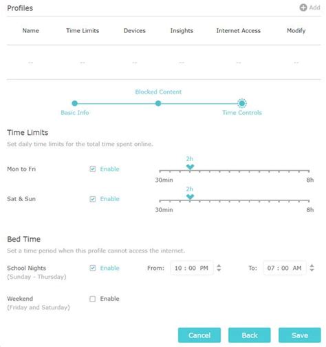 How To Configure Parental Controls On The Wi Fi Routers Case 2 TP Link