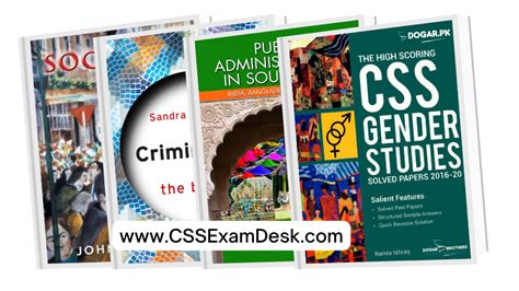 Optional Subjects Books And Notes In Pdf Css Exam Desk