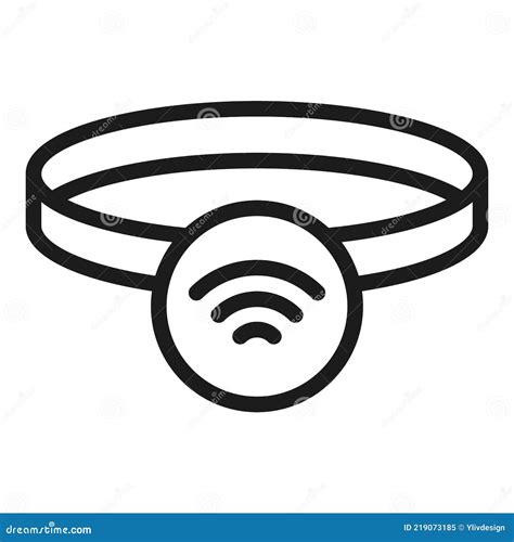 Digital Sport Tracker Icon Outline Style Stock Vector Illustration Of Black Vector 219073185