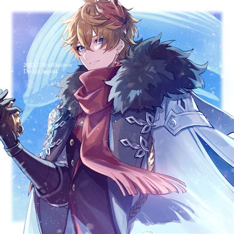 Safebooru 1boy Aiguillette Amaichi Esora Artist Name Bangs Black