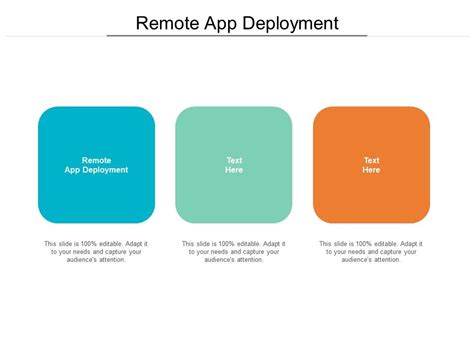 Remote App Deployment Ppt Powerpoint Presentation Professional Deck Cpb