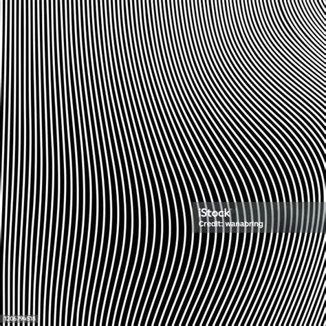 Op 아트 배경의 추상 흑백 선 물결 모양패턴입니다 일러스트 벡터 Eps10 0명에 대한 스톡 벡터 아트 및 기타 이미지 0명 곡선 단일 이미지 Istock