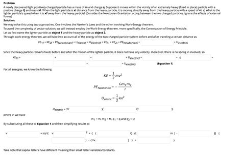SOLVED Problem Newly Discovered Light Positively Charged Particle Has