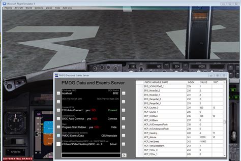 Pmdg Ngx Data And Events Server Building A Cockpit For Ms Flight Simulator