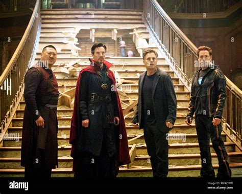 AVENGERS INFINITY WAR From Left Benedict Wong As Wong Benedict Cumberbatch As Doctor Strange