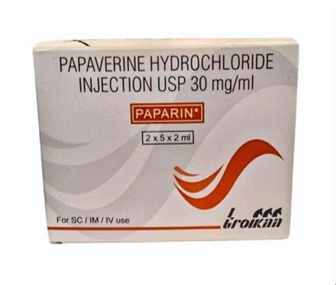Paparin Paraverine Injection At ₹ 200box Pharmaceutical Injections