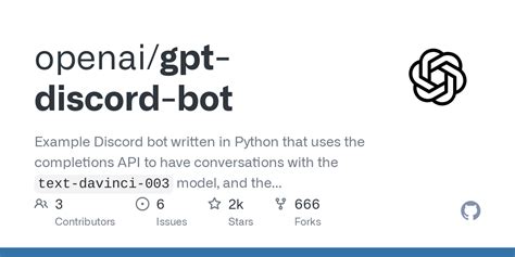 activity · openai gpt discord bot · github
