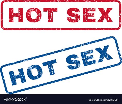 Hot Sex Rubber Stamps Royalty Free Vector Image