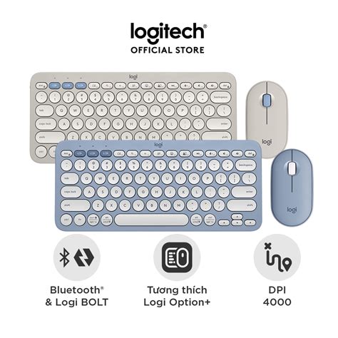 Mua Logitech Pebble 2 Bàn Phím Bluetooth Logitech K380s Và Chuột Bluetooth Logitech M350s Yên