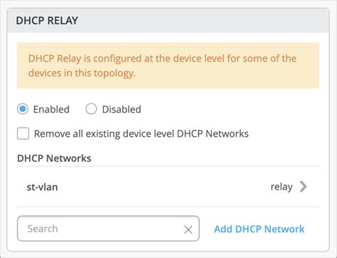 Dhcp Relay 2 Mist
