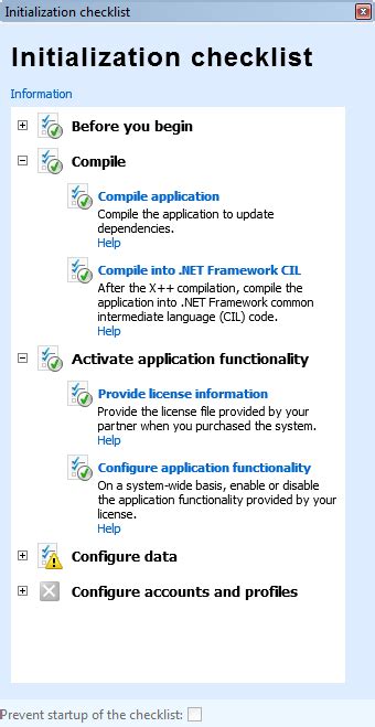 Dynamicserpblog Dynamics Ax Intialization Checklist