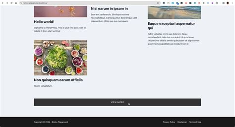 Masonry Click Type Infinite Scroll In Bricks Brickslabs