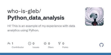 GitHub Who Is Gleb Python Data Analysis Hi This Is An Example Of My Experience With Data