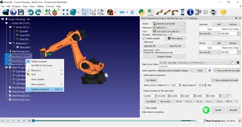 Create Robot Machining Path Robodk Documentation