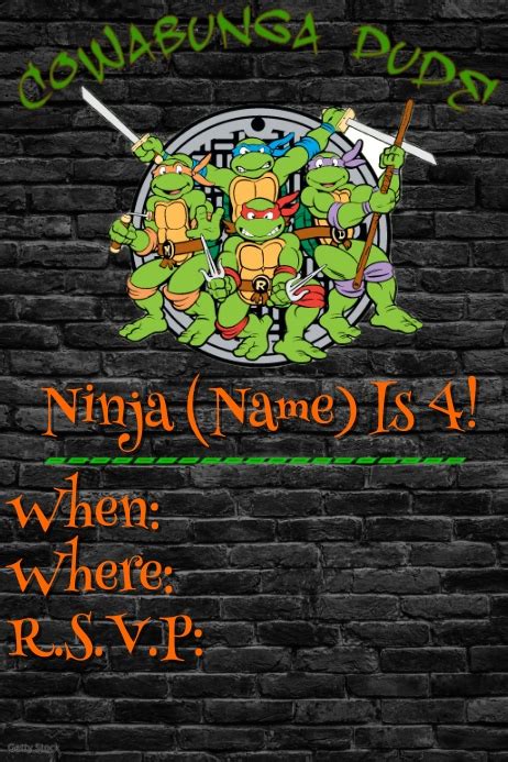 Ninja Turtle Template